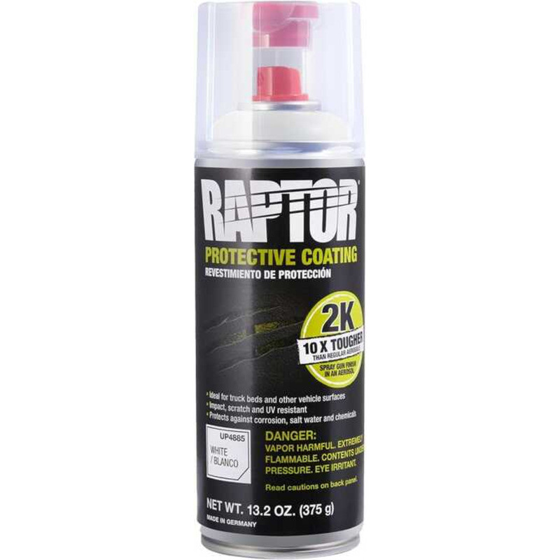 Raptor 2K Bedliner Aerosol, Coating, Spray-On Truck Bed Liner, Impact ...