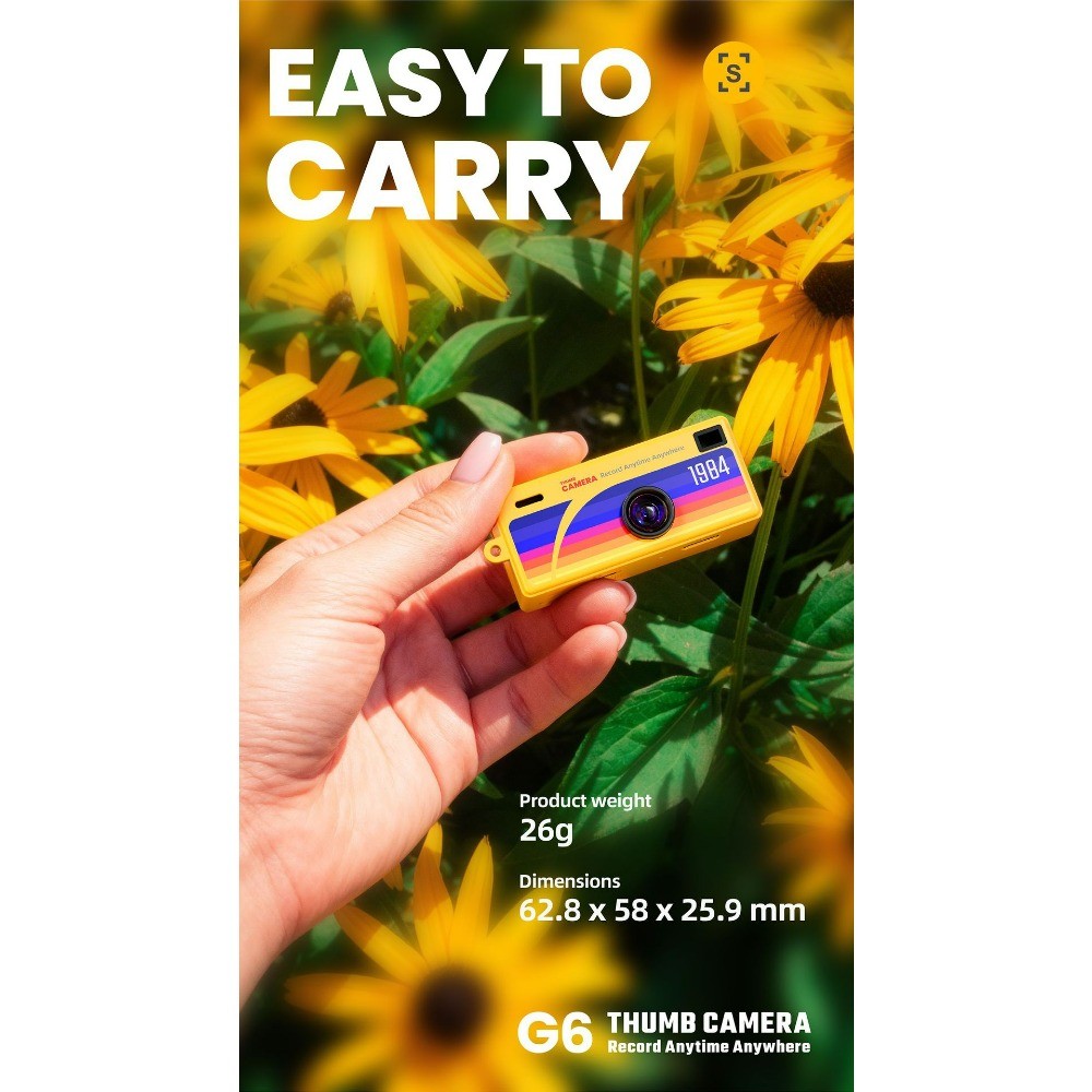 Ultra Mini Thumb Camera G6 High-definition 1080P Wide-angle Portable ...
