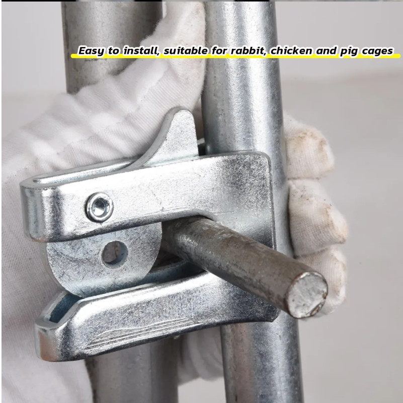 "Automatic Pig Pen Door Latch – Heavy Duty Self-Closing Gate Lock for ...