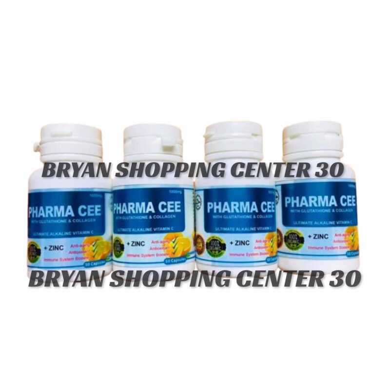 Pharma Cee Ultimate Alkaline Vitamin C + Zinc 50 Capsules With Gluta ...