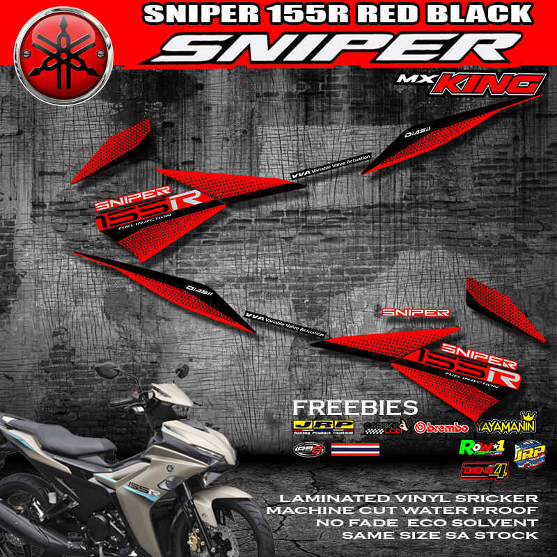 YAMAHA SNIPER 155R DECALS STICKER MX KING WITH FREEBIES 1A3 | Shopee ...