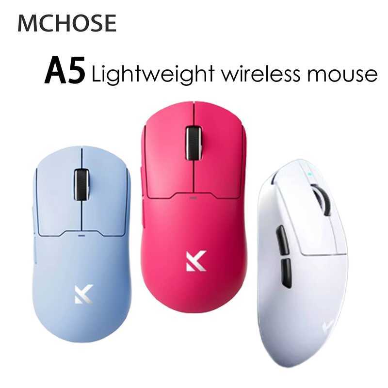 A5 MCHOSE Pro Max Ultra Wireless E Gaming Lightweight Low Latency Mice ...