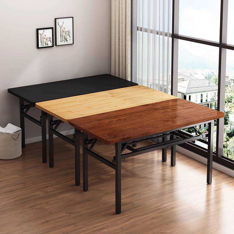 Round Corner Home Rectangular Folding Training Stall Dining Study ...