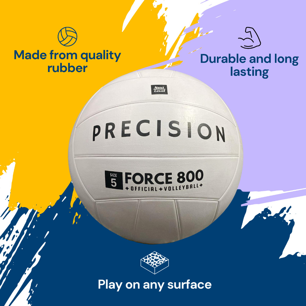 Precision Volleyball Force 800 Rubber (With free pin) | Shopee Philippines