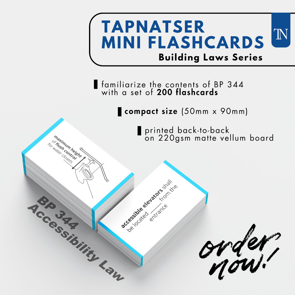ALE REVIEW MINI FLASHCARDS (Building Laws) by TapNatser | Shopee ...