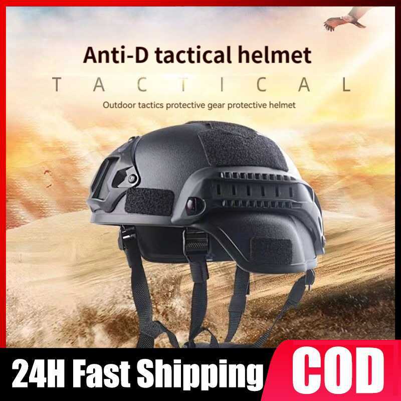 【Cod + Local Seller】Quality Tactical Helmet Outdoor CS Riding Protect ...