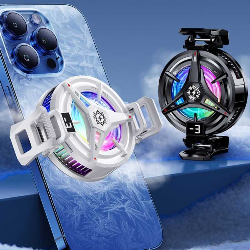 Magnetic Smartphone Cooling Fan Air Cooler For Gaming Mobile Phone Heat ...