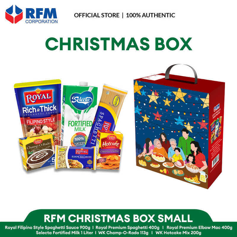 RFM Christmas Gift Box Small Grocery Package 3.9Kg | Shopee Philippines