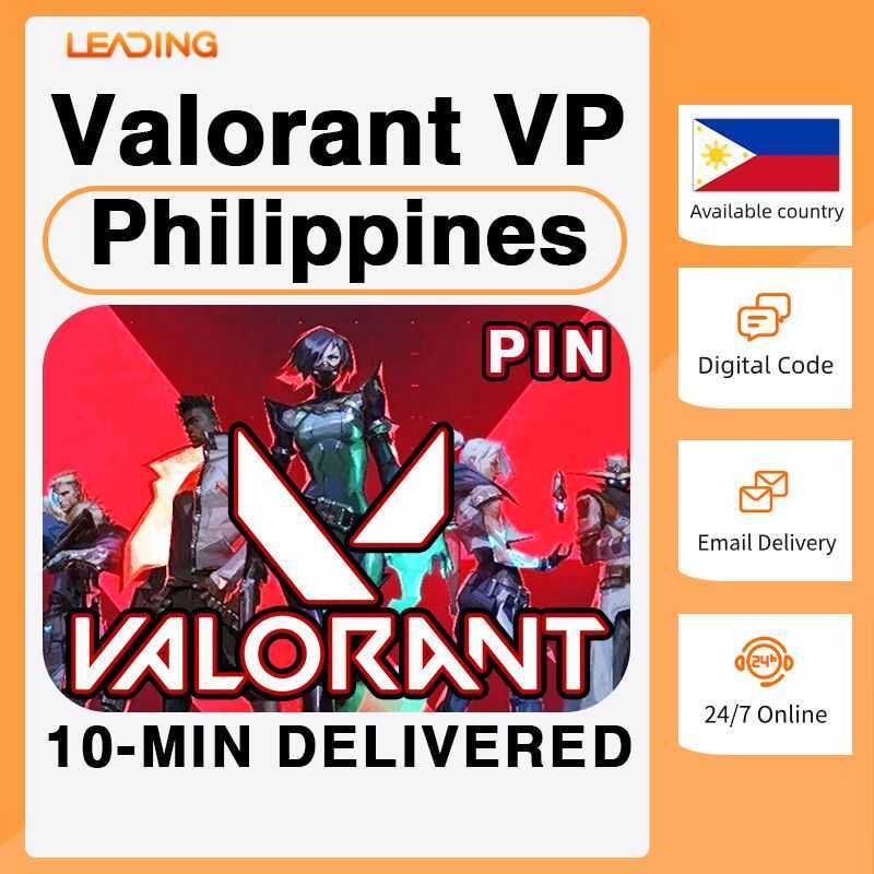 VP PH 355VP~6710VP Valorant Points Gift Card Reload CDK PIN PH⚡Redeem ...