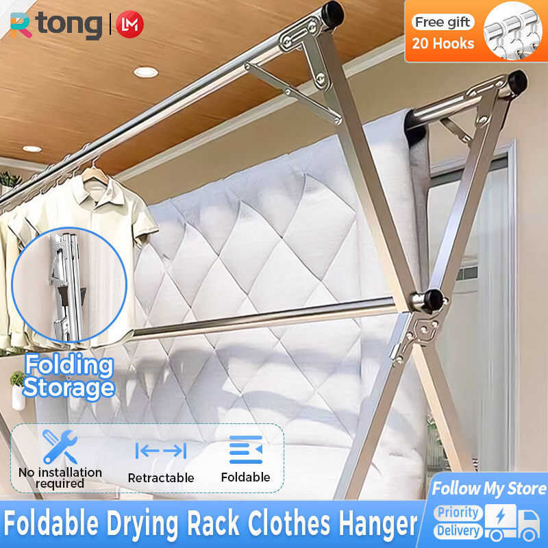 Rtong Drying Rack Sampayan Ng Damit Heavy Duty Stainless Steel ...