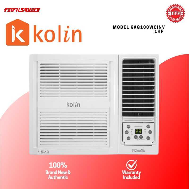 Kolin 1Hp Full DC Inverter Window Aircon With Wifi QUAD Series (Kag100wcinv) F3c | Shopee ...