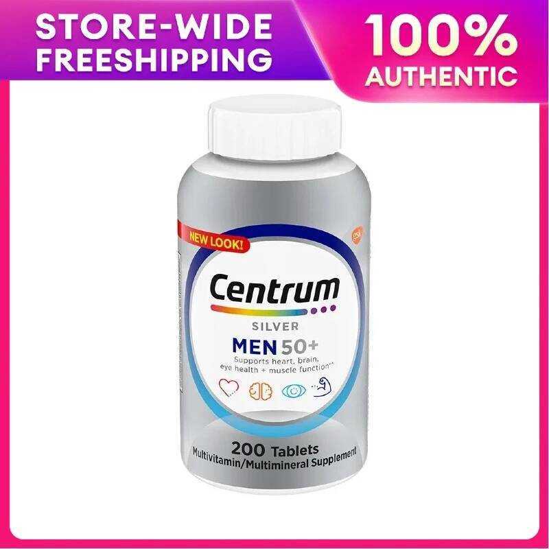 Centrum Silver Men 50+ Multivitamins Tablets 200 Count 164 | Shopee ...