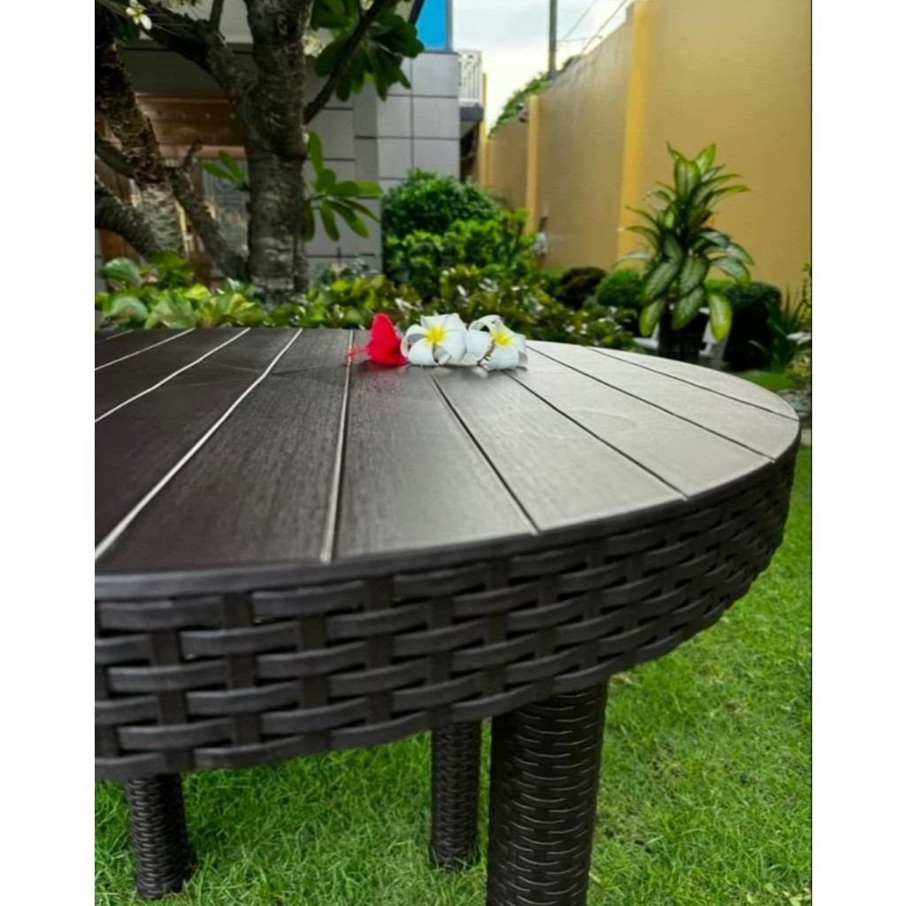 Jolly Brand Rattan Round Coffee Table (32"x 32") | Shopee Philippines