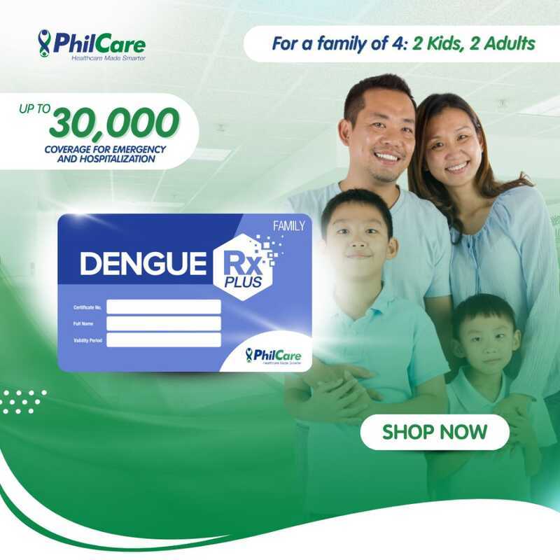 Philcare - Dengue Rx Plus (Prepaid Health Card / Health Insurance Hmo ...