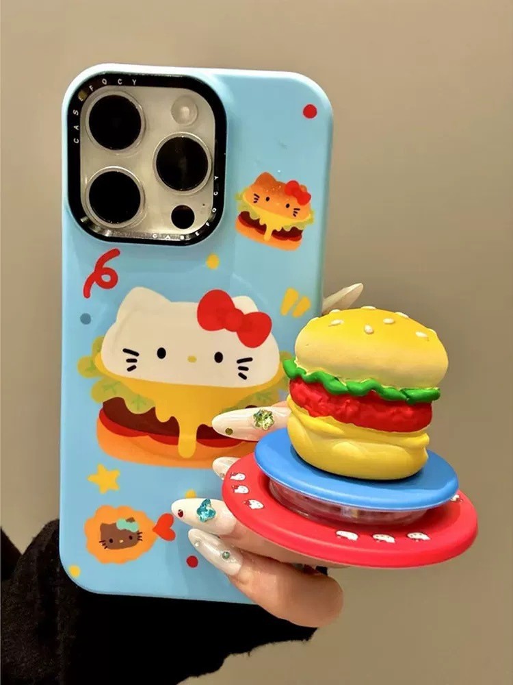 Cartoon Crying Baby kitty Suitable for Cat Silicone MagSafe Magnetic ...