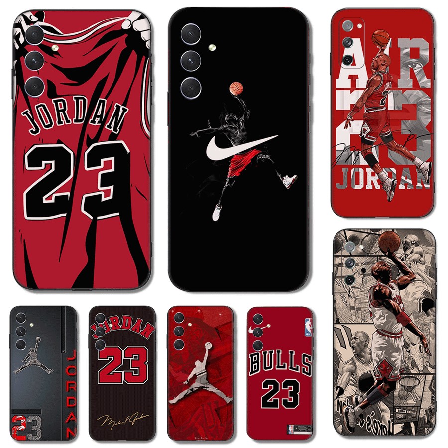 Samsung S24 Fe Plus Ultra A06 A16 Basketball NBA Jordan 23 TPU soft ...