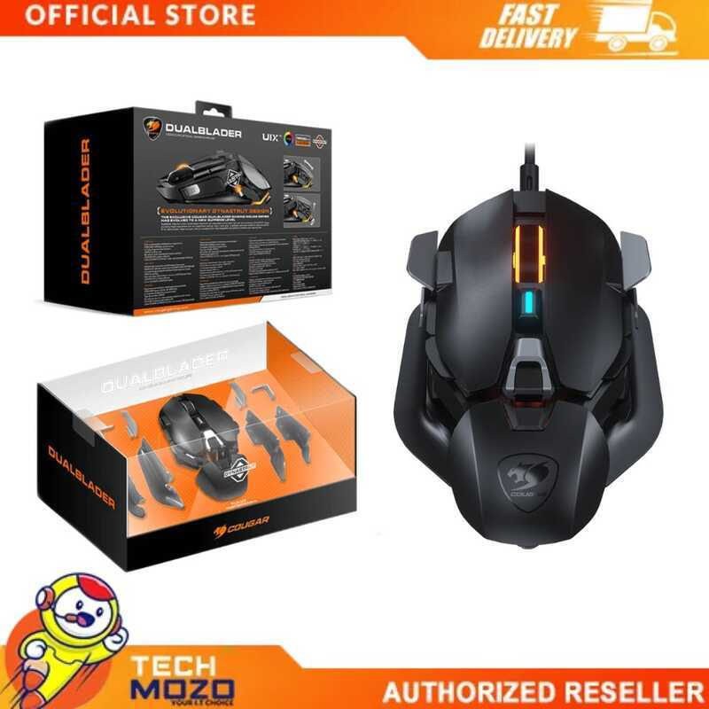 COUGAR DUALBLADER RGB FULLY CUSTOMIZABLE AMBIDEXTROUS OPTICAL GAMING ...