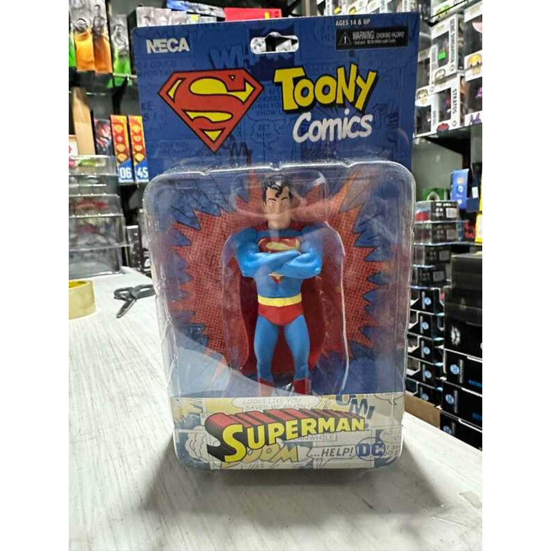Neca DC Toony Comics Superman 6” Action Figure New E70 77E | Shopee ...