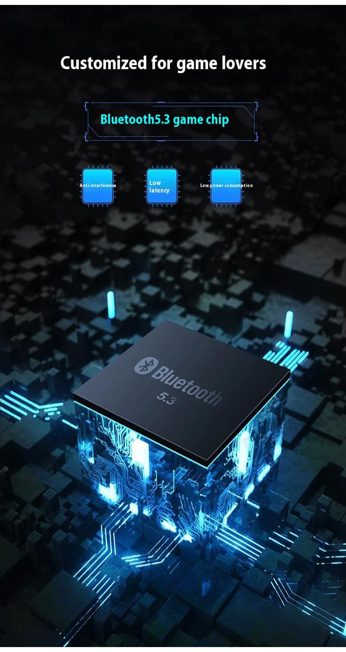 TWS Mech style E-sports Gaming headset Bluetooth No latency gaming ...