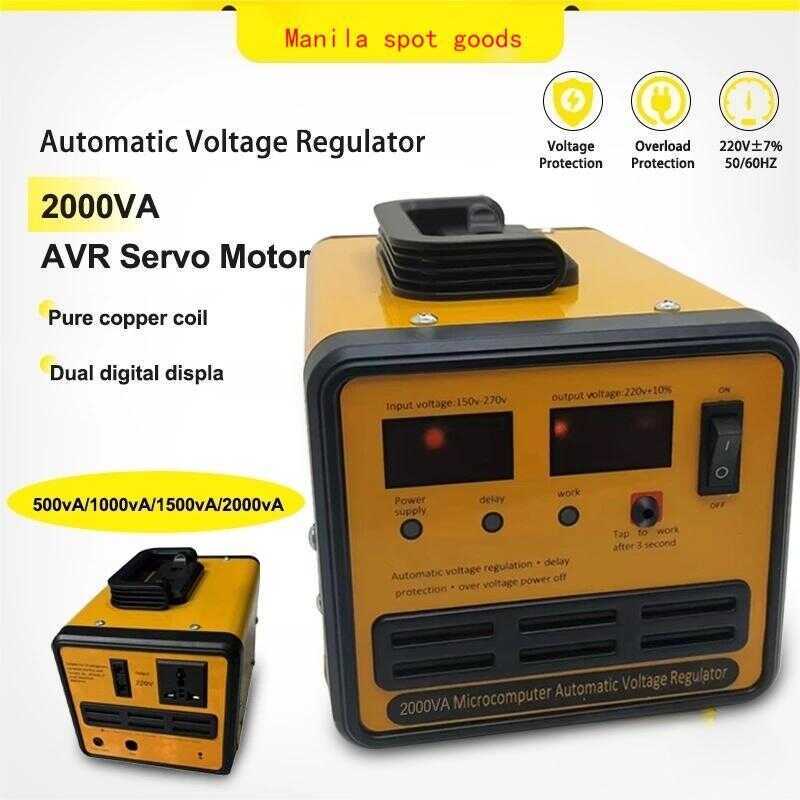 AVR Automatic Voltage Regulator 2000W/220V Svr-2000Va/1500Va/1000Va ...
