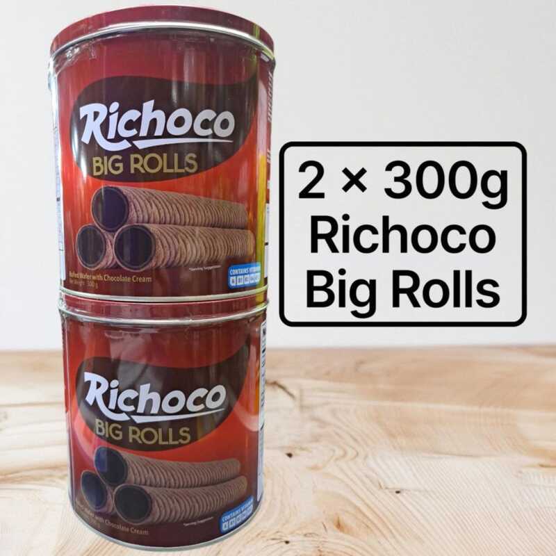 Chocolate Wafer Roll Richoco Snack 1Ea | Shopee Philippines