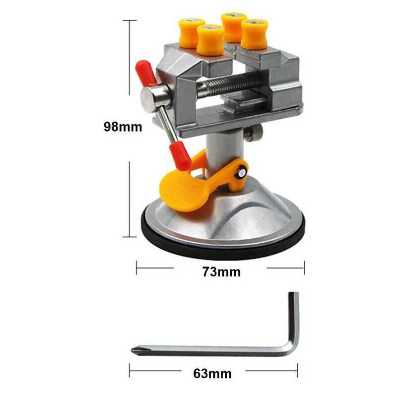 2 360°Rotary 2 Bench Table Vise Vises Suction 360°Rotate Tools Clips ...