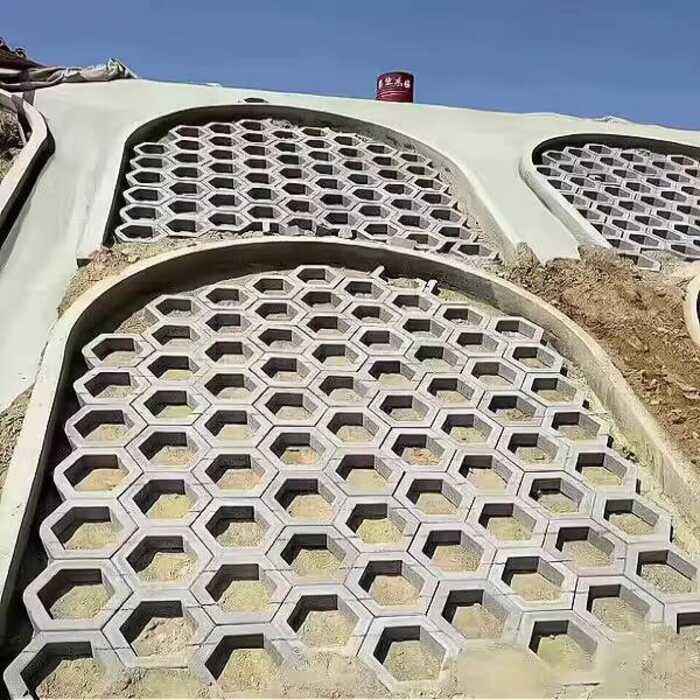 Highway Slope Protection Hollow Hexagonal Hexagon Lawn Interlocking ...