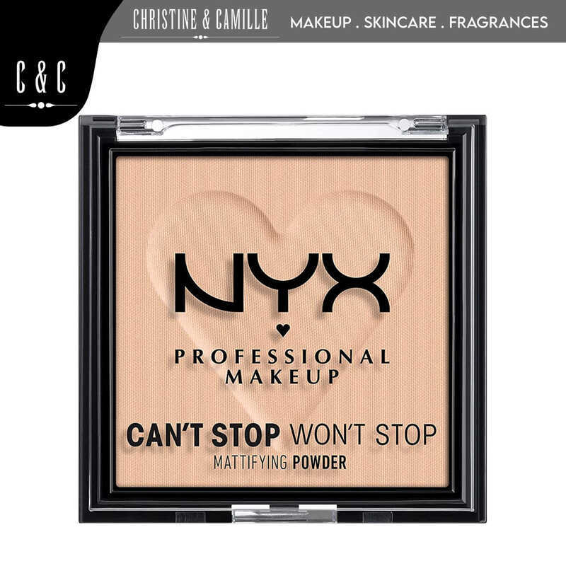 NYX Cant Stop Wont Mattifying Pressed Powder 6G | Infused With Oil ...