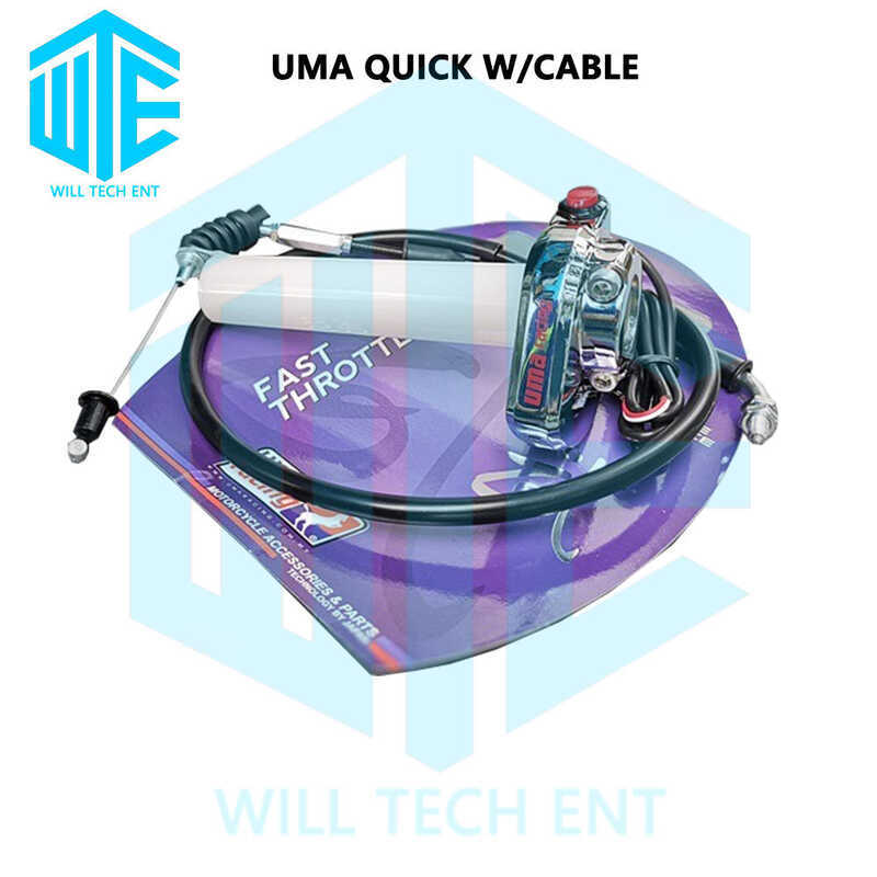UMA RACING QUICK THROTTLE UNIVERSAL CARB TYPE ONLY WITH CABLE XRM ...