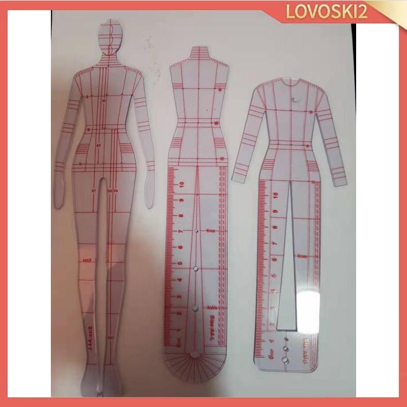 [Lovoski2] Drawing Rulers Clothing Design Ruler Pattern for Clothes DIY ...
