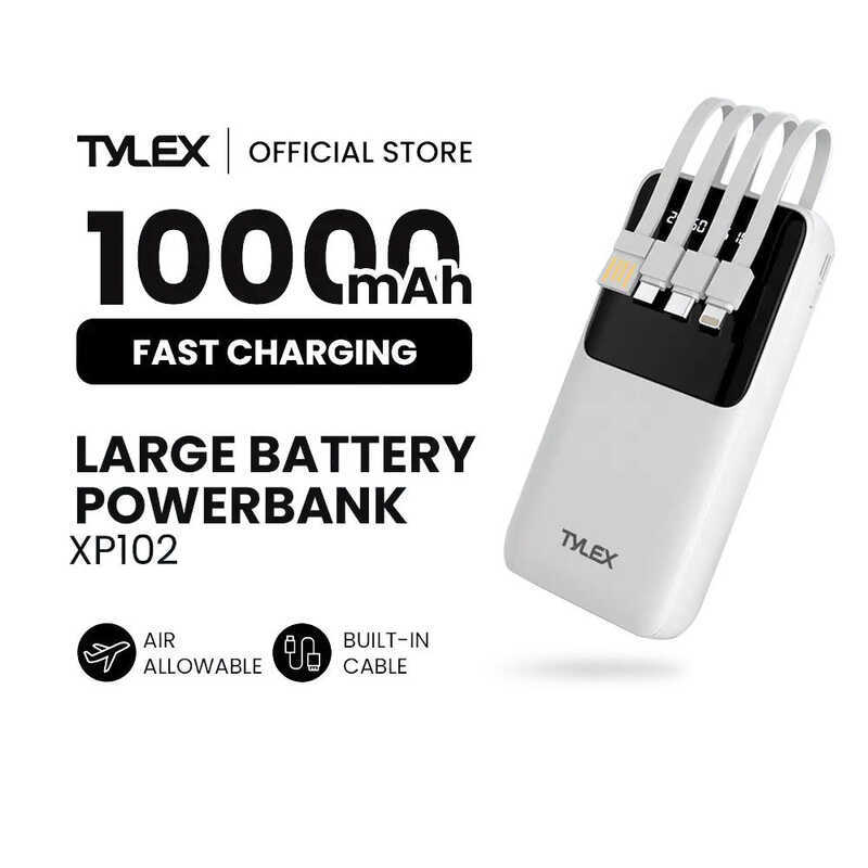 TYLEX Xp102 10000Mah Powerbank Air Allowable Built In Cable Led Display ...
