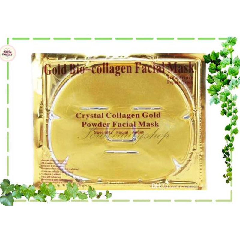 Bio-Collagen Crystal Collagen Gold Powder Facial Mask 1Pcs 56F | Shopee ...