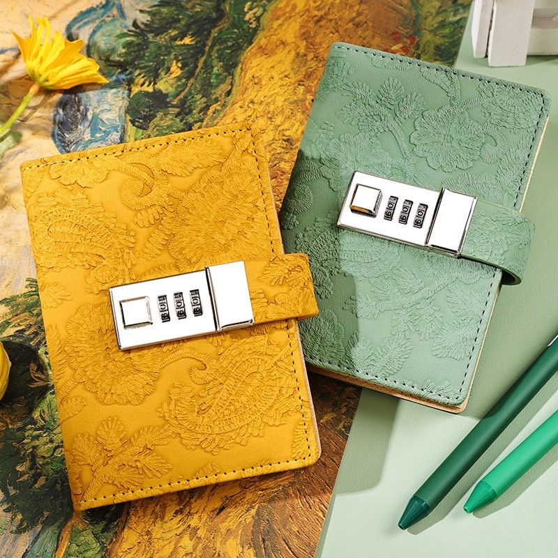 Korean Diary A7 Notebook and Journal with Lock Girls Padlock Notepad ...