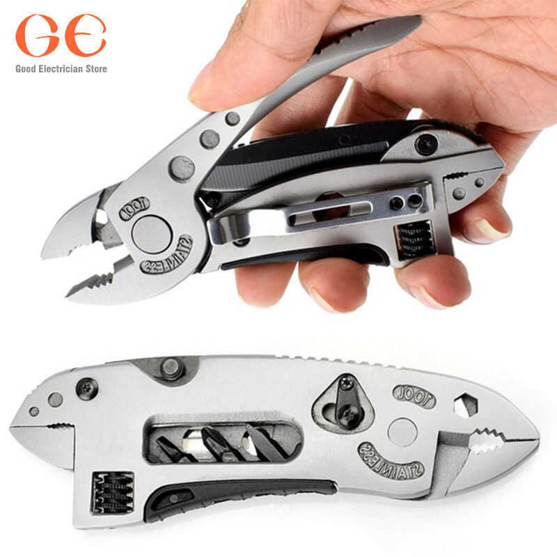 Multi-Tool Multi Tool Purpose Adjustable Wrench Knife Wire Cutter ...