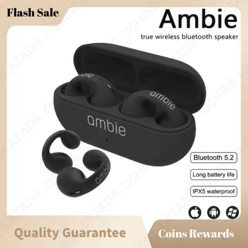 Ambie Sound Earcuffs Bone Conduction Driving Bluetooth Wireless ...