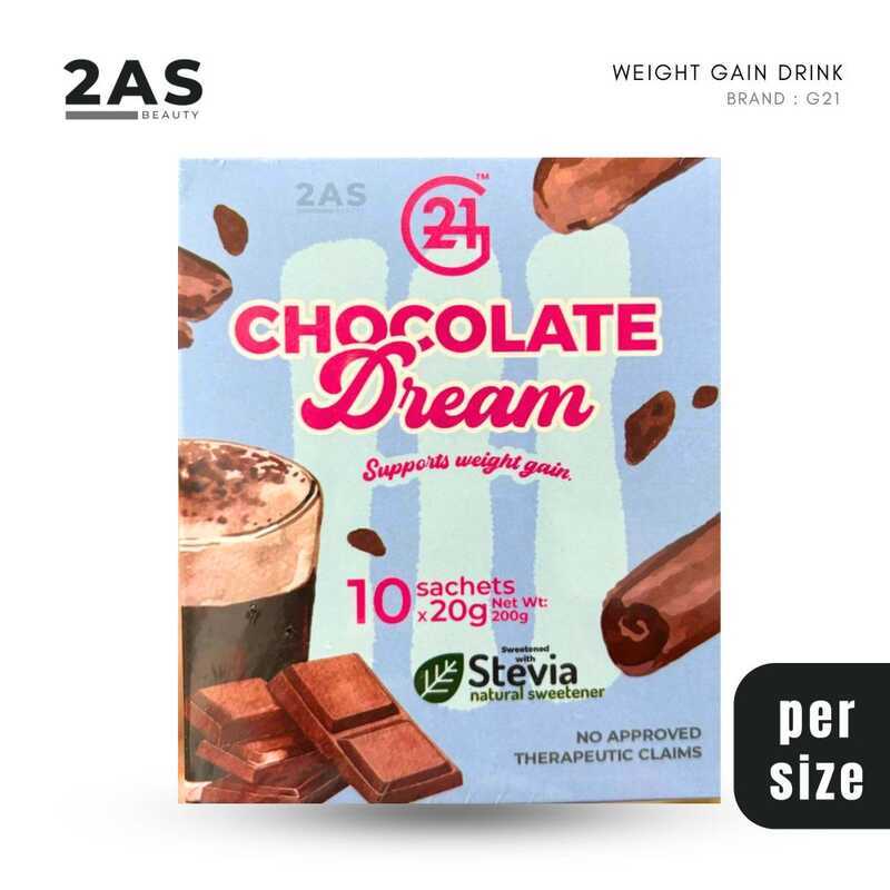 G21 Chocolate Dream Weight Gain Supplement Drink (10 Sachets) Ae4 ...