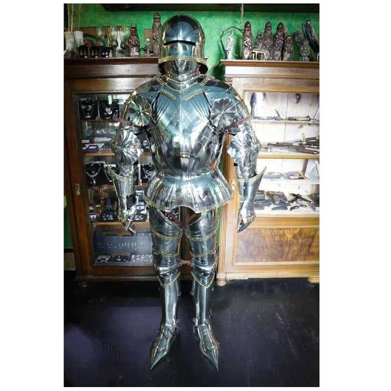 Antique Style Metal Model Armor Full Body armor Suit Knight armor ...