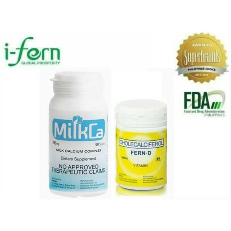 IFERN DUO Fern D 120 Softgels and Milkca 60 Capsules - EuniceCloset 498 ...