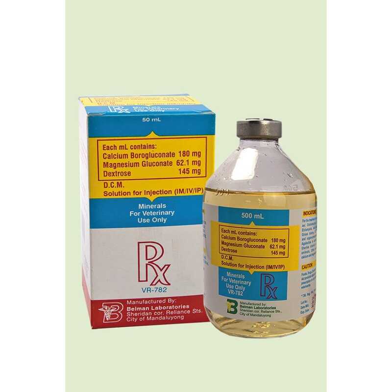 499 D.C. M Injectable 100 Ml Dextrose Calcium Magnesium For Pigs Cattle ...