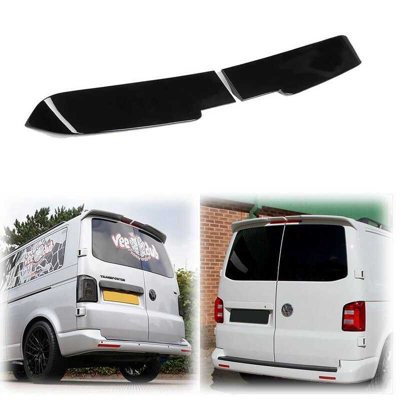 2X For VW T5 T5.1 T6 T6.1 2 Door Transporter Rear Spoiler Roof Wing ...