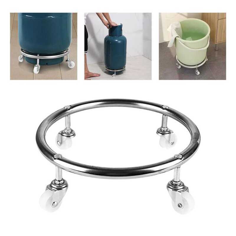 363 1Pc Gas Cylinder Stand With Wheels Propane Tank Holder For Easy ...