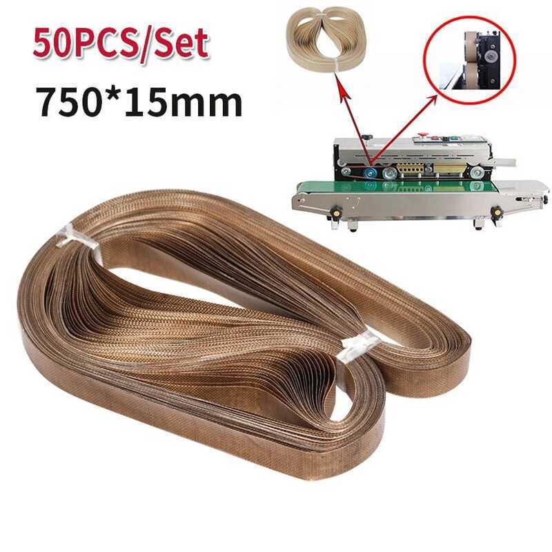 50Pcs Fr900 Sealing Machine Belt 750Mm Teflon High Temperature Heat ...