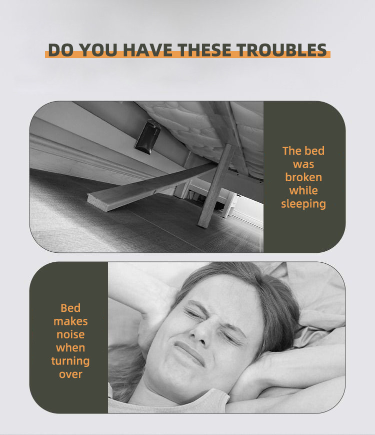 Adjustable Height Bed Beam Support Foot T-Shaped Retractable Bearing ...