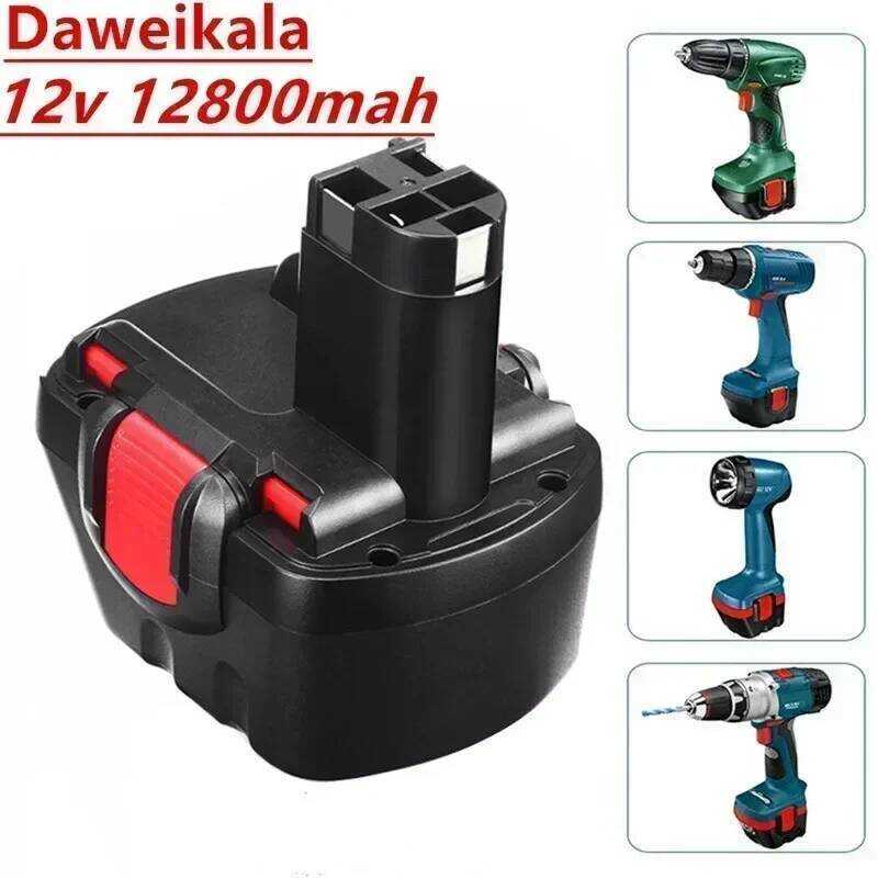 New 3 E4 For Bosch 12V 12800Mah PSR Rechargeable Battery 12.8Ah AHS GSB ...