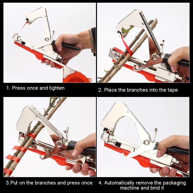 Plant Tying Machine Garden Plant Tapener Tool For Vegetables Grapes ...