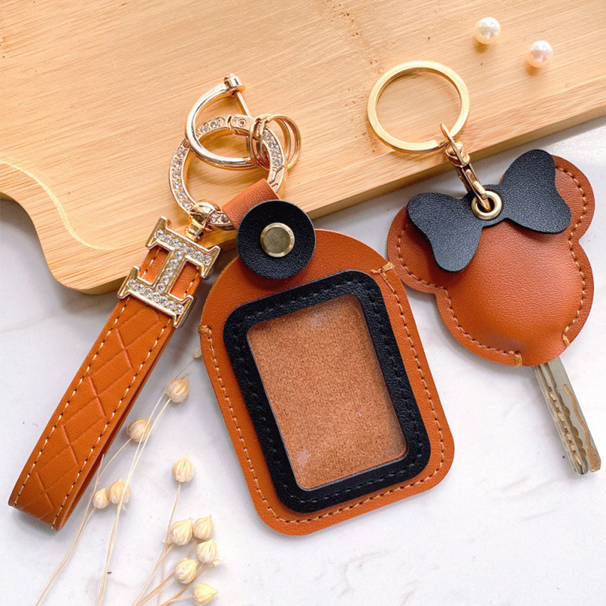 GEEBON Motorcycle Keychain Bag Electric Bike Key Cover PU Leather ...