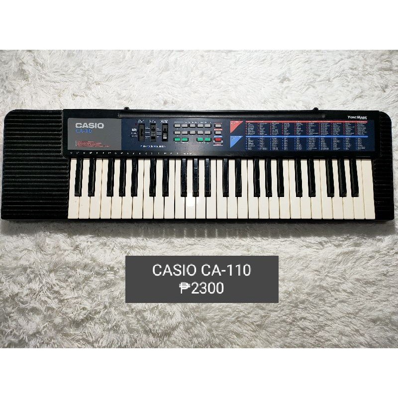 CASIO CA-110, CASIO PIANO KEYBOARD,2NDHAND PIANO | Shopee Philippines