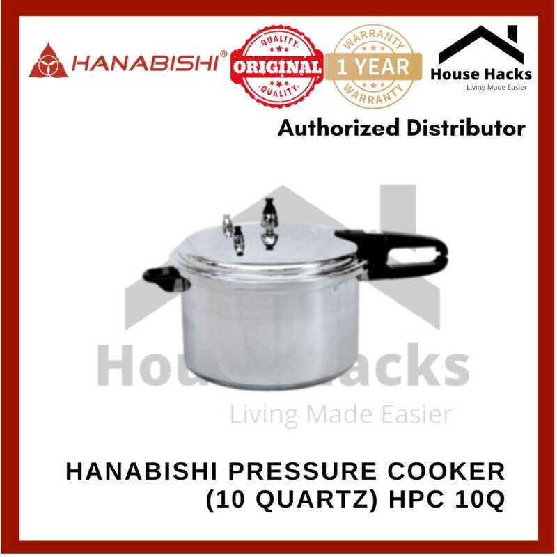 Hanabishi Pressure Cooker (10 Quartz) HPC 10Q (House Hacks) 9Ed 4Ed ...