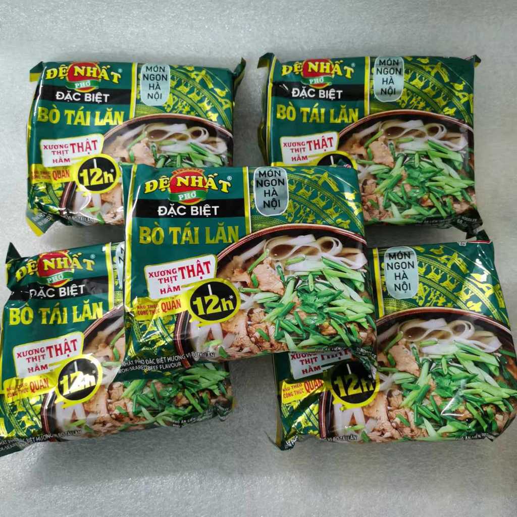 Dac Biet pho bo tai lan Imported Scallion Fragrant Beef Flavor Instant ...