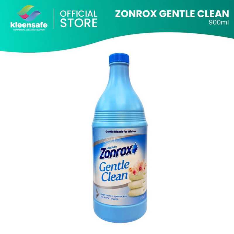Kleensafe X Zonrox Gentle Clean 900Ml | Bleach For Whites 29B | Shopee ...